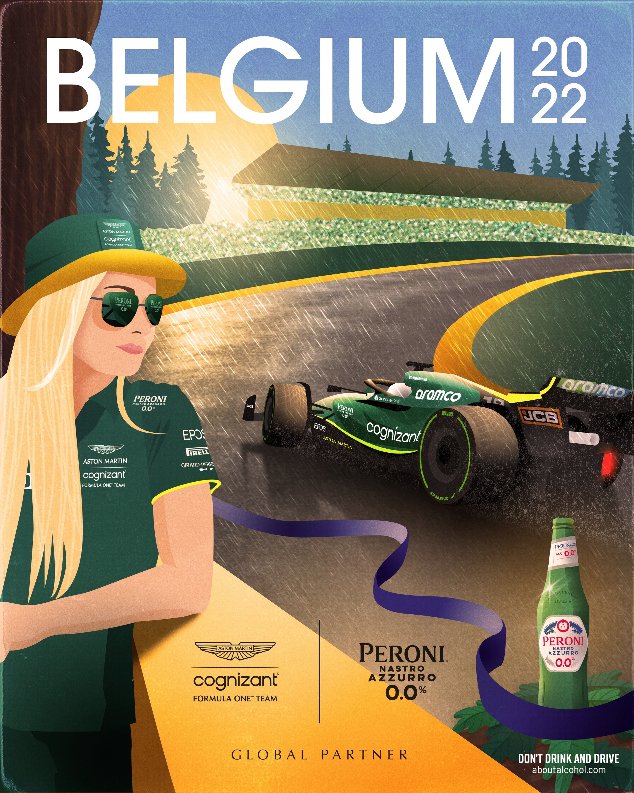 GP Belgio, i poster dei team per la gara di Spa
